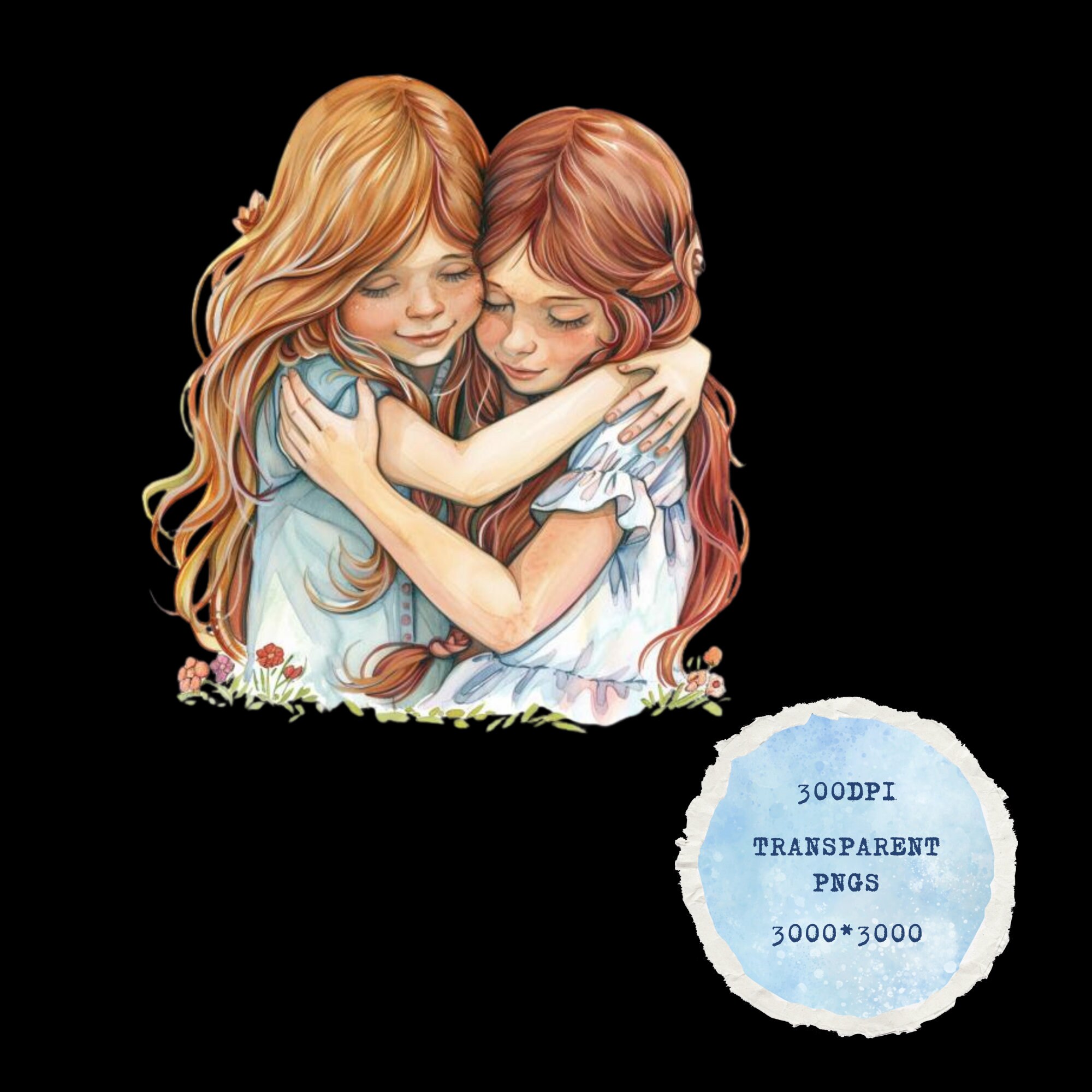 4 Sisters Clipart, Sisters Forever Clipart, Sisters Forever PNGS ...