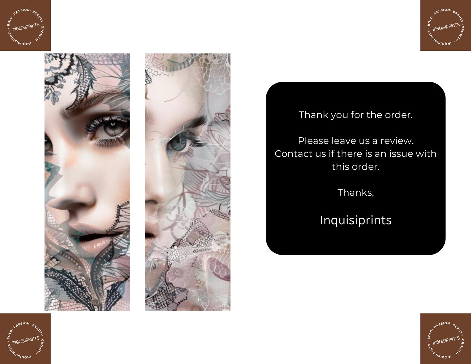 Beauty Bookmarks, Printable Bookmark Sheets, Bookmark Sublimation ...