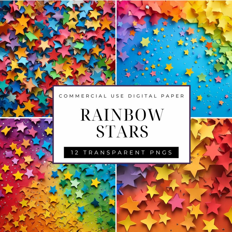 Rainbow Starburst - Etsy