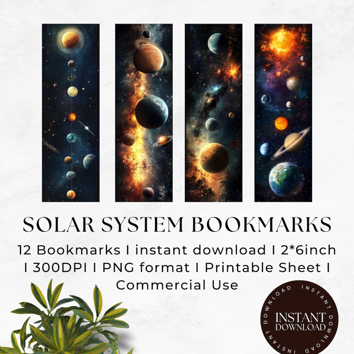 Solar System Bookmarks, Planet Bookmarks, Printable Bookmarks, Read ...