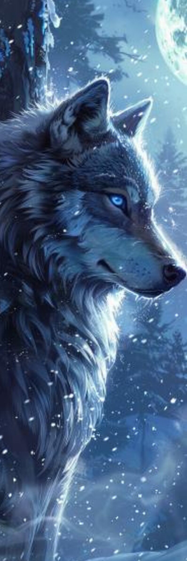 Wolf Bookmarks, Sharp-featured Wolf, Animal Bookmarks, Book Lover Gift ...