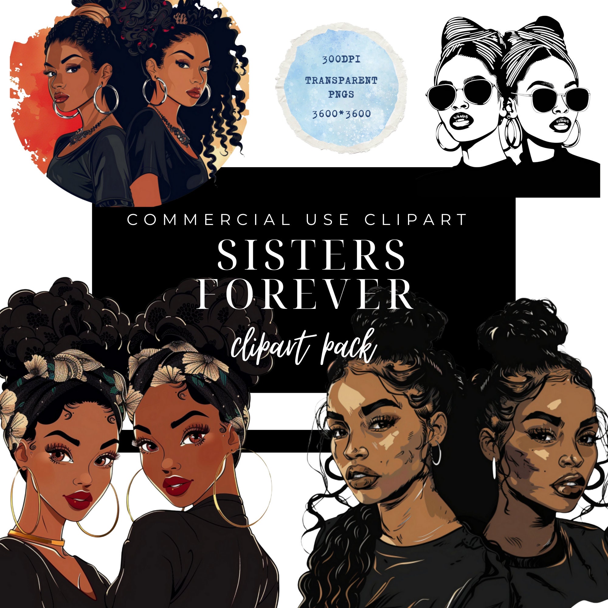 Sisters Forever Clipart, Sisters Forever Transparent Pngs, Girls Model ...