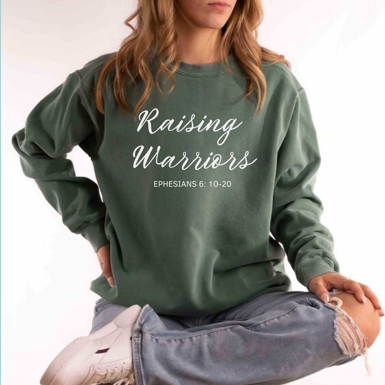 Christian Sweatshirts Comfort Colors Bible Verse Sweatshirt Christian ...