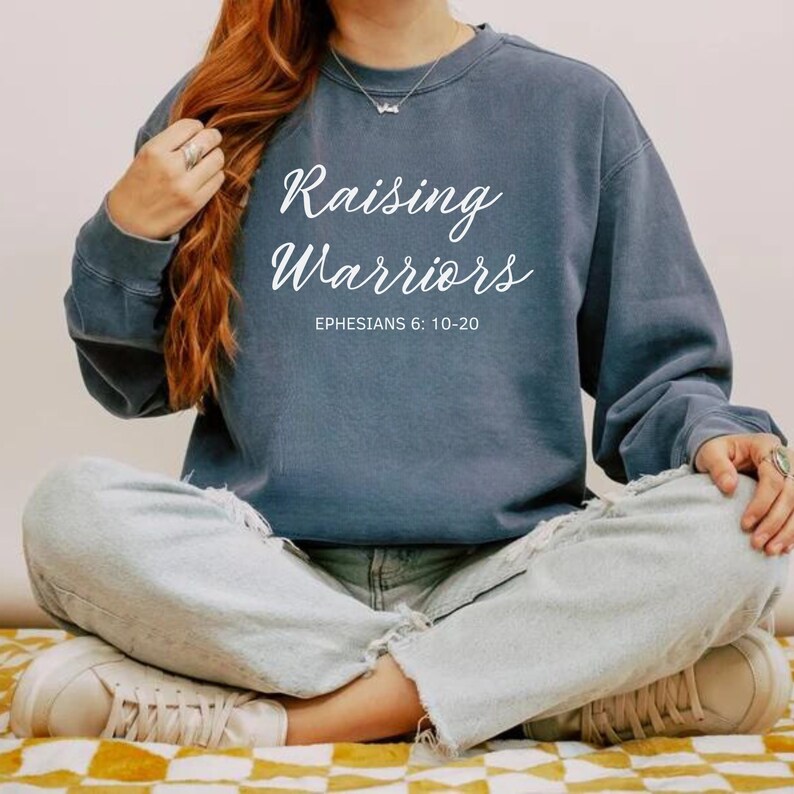 Christian Sweatshirts Comfort Colors Bible Verse Sweatshirt Christian ...