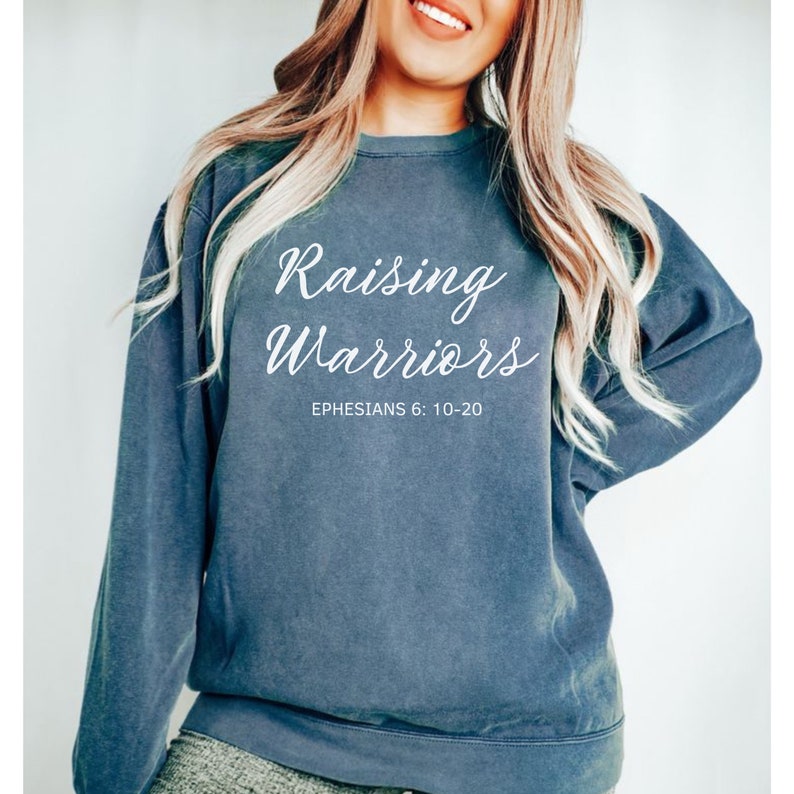 Christian Sweatshirts Comfort Colors Bible Verse Sweatshirt Christian ...