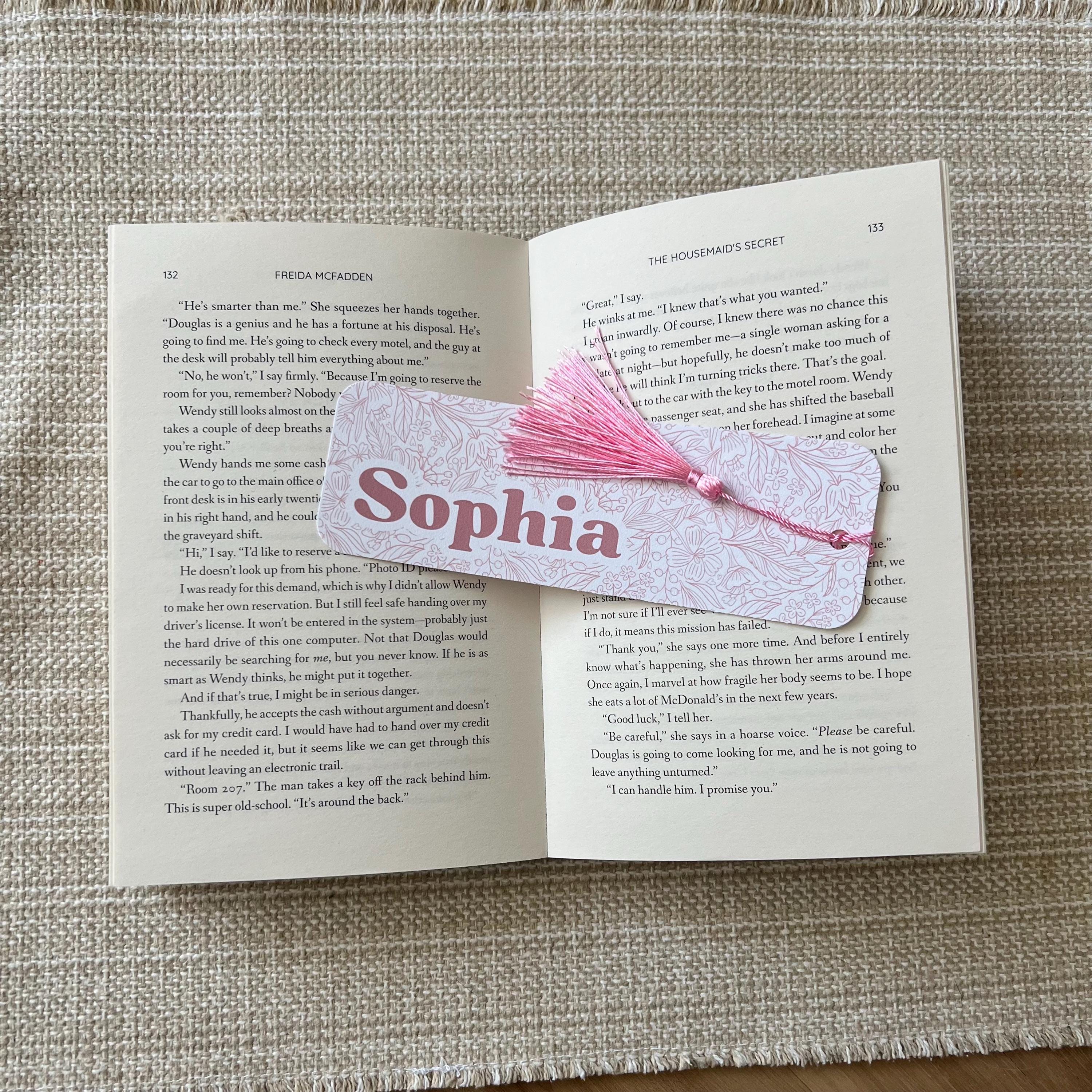 Personalized Bookmarks, Create Your Own Custom Name Bookmark ...