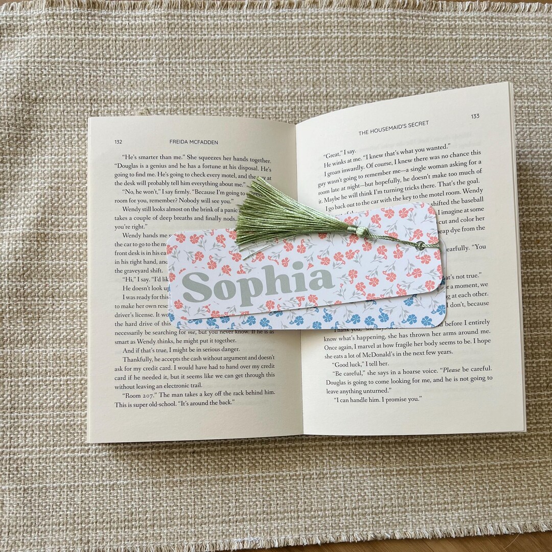 Personalized Bookmarks, Create Your Own Custom Name Bookmark ...