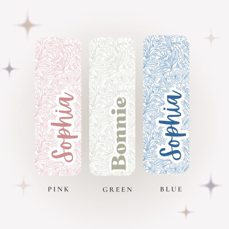 Personalized Bookmarks, Create Your Own Custom Name Bookmark ...