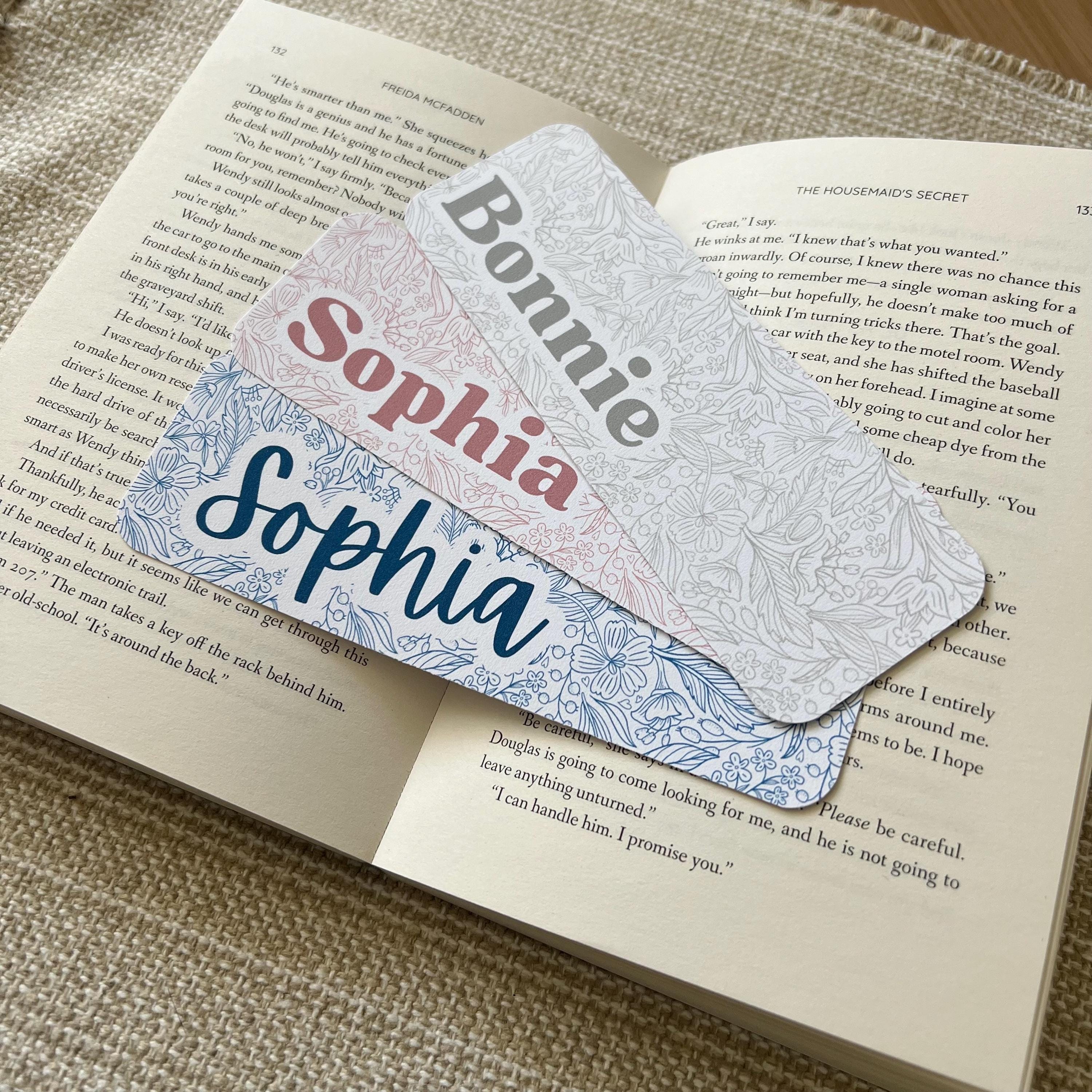 Personalized Bookmarks, Create Your Own Custom Name Bookmark ...