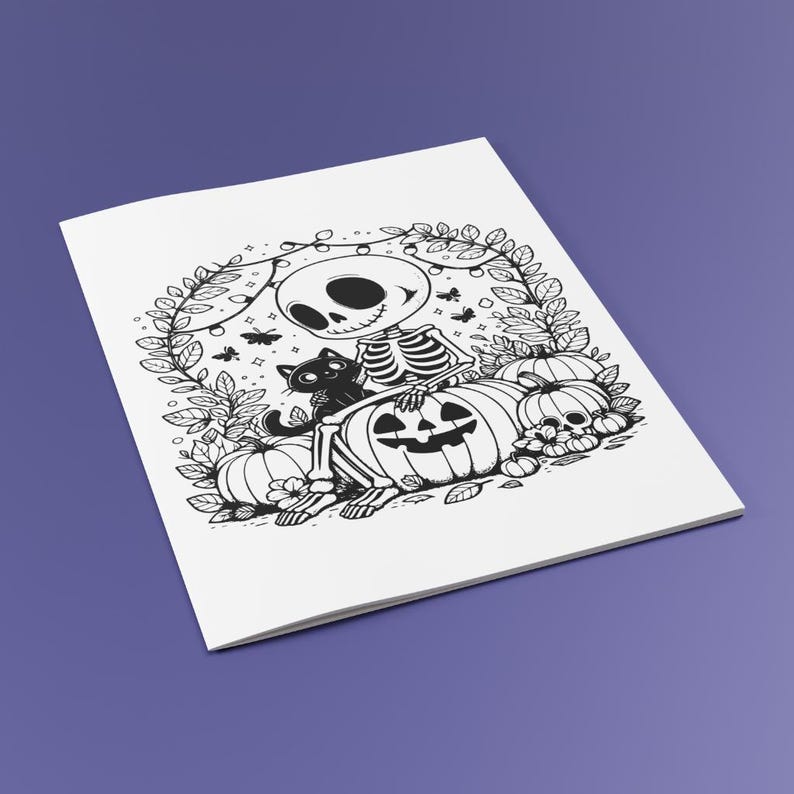 12 Skeletons Halloween Pages Halloween Coloring Pages Halloween ...