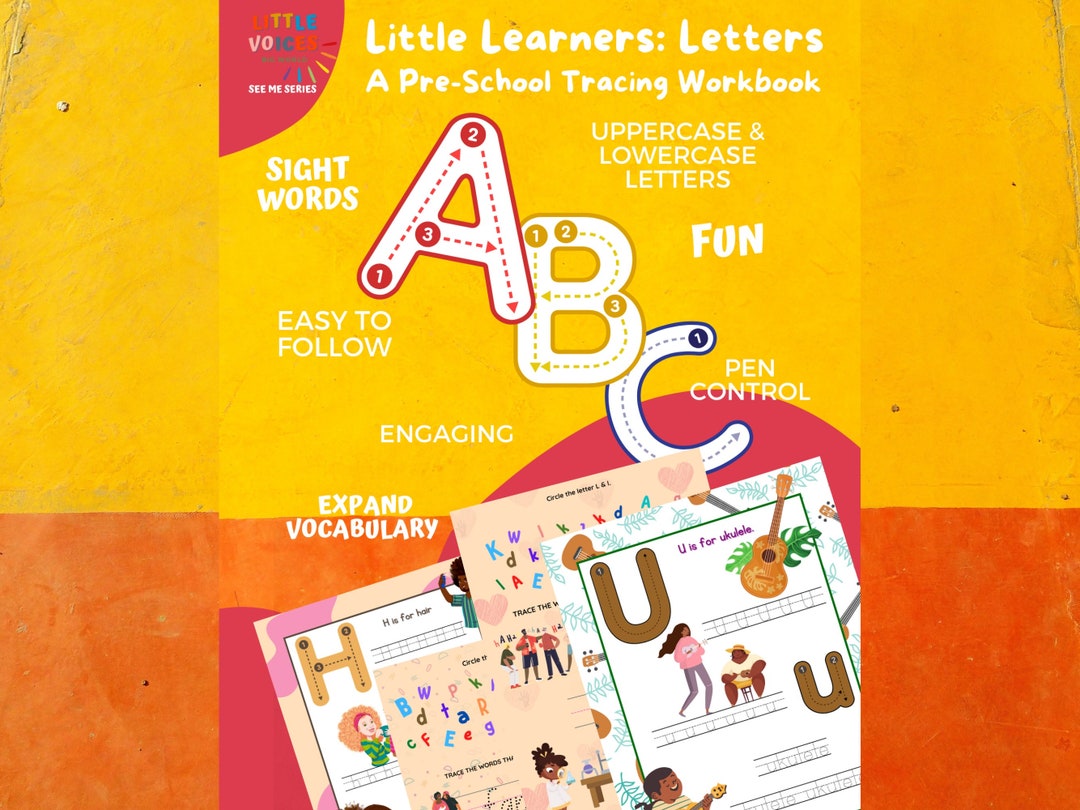 Tracing Alphabet, Preschool Learning Workbook, Busy Book Printable ...