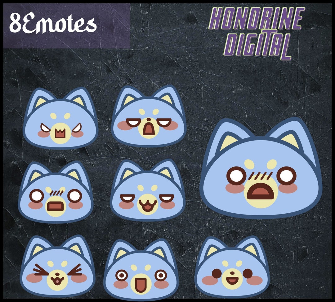 Fat Cat Emotes for Twitch and Discord Cat Emotes for Twitch - Etsy