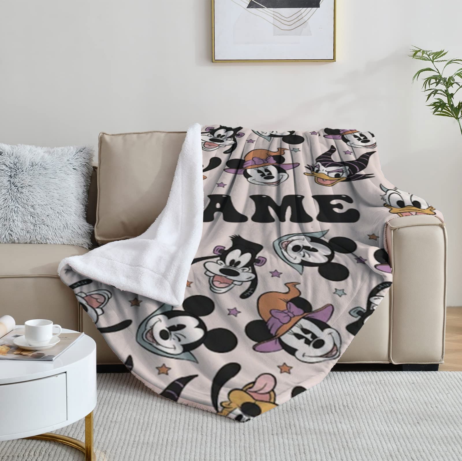 Mic.key Blanket, Dis.ney Blanket, Name Blanket, Mic.key And Friends ...