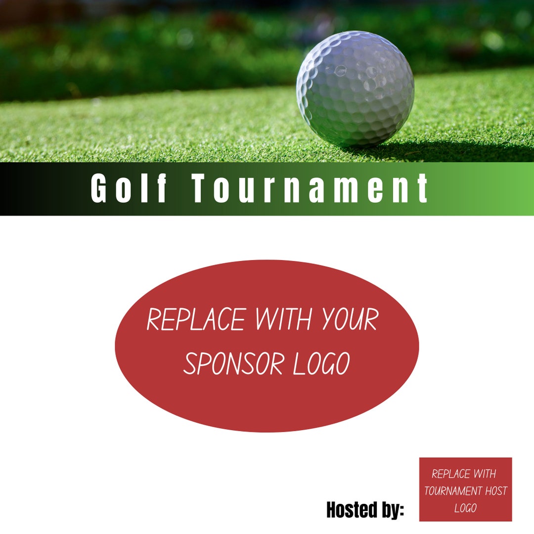 Golf Tournament Tee Sign Canva Template - Etsy