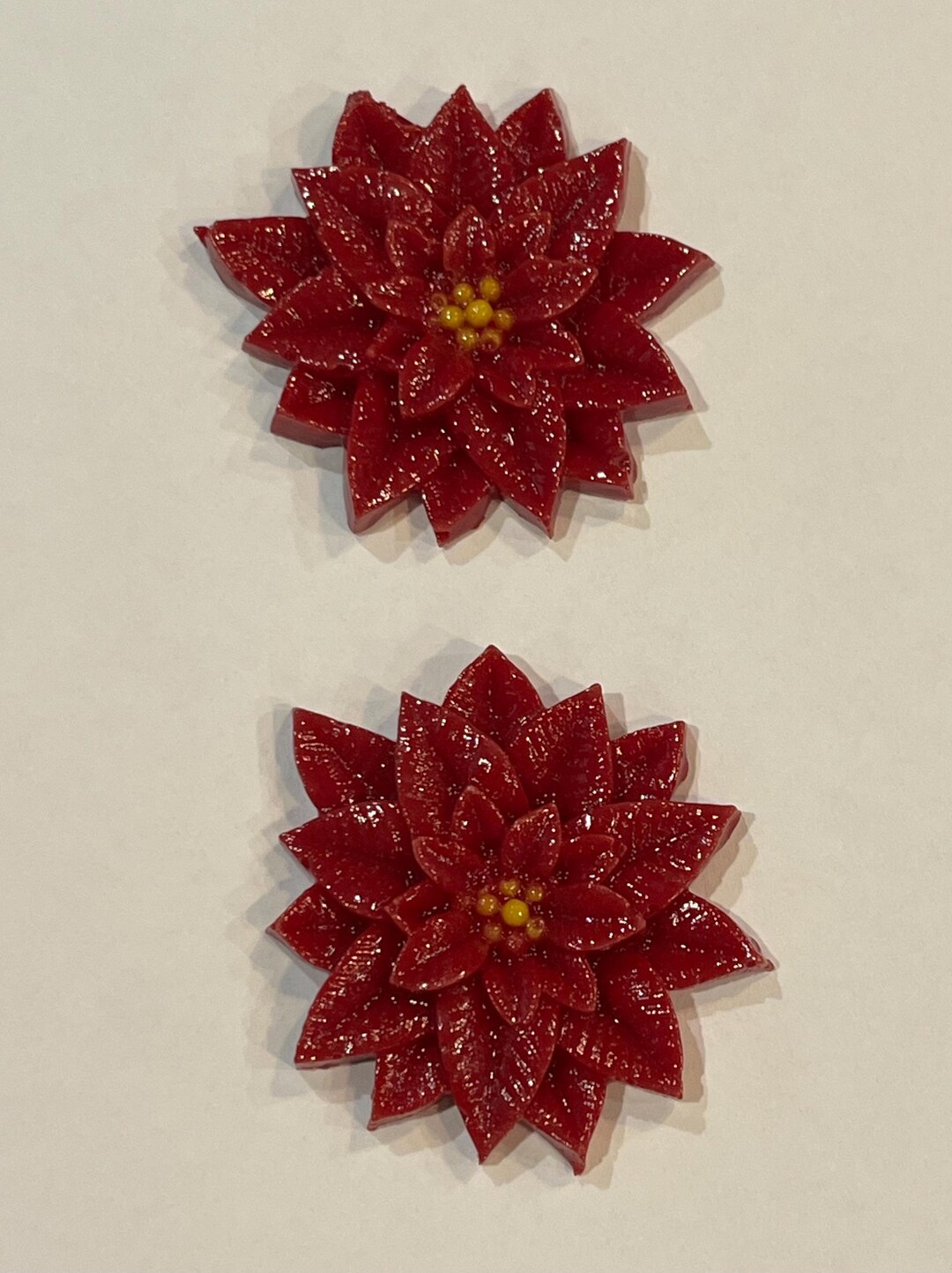 90 COE Red Pointsettia Flowers - Etsy