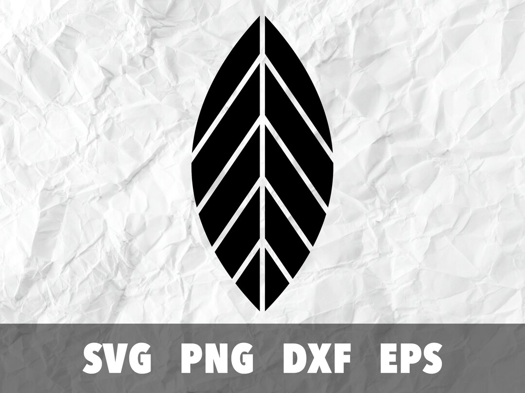 Simple Leaf SVG - Etsy