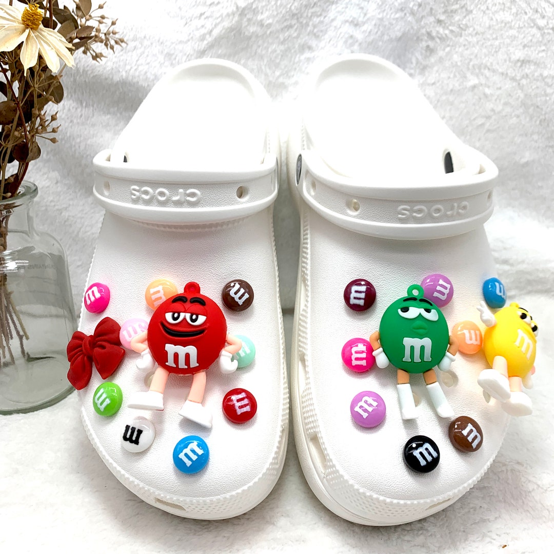 Chocolate Bean Character Shoe Charms Fun Candy-inspired Shoe Decor ...