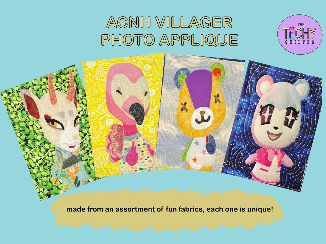 ACNH Villager Photo Appliqué - Etsy