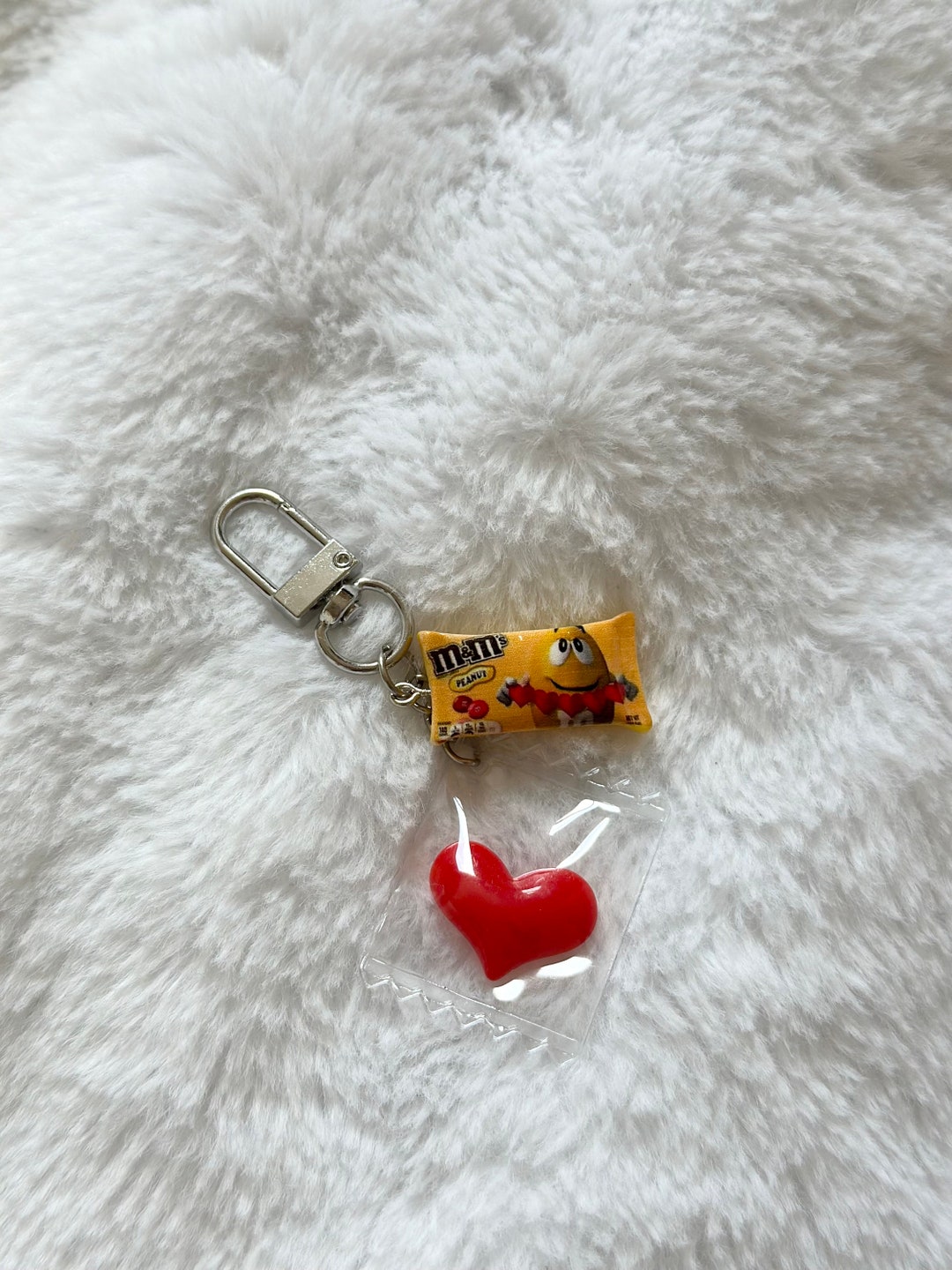 M&M Keychain - Etsy