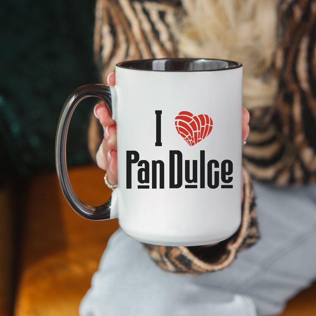I Love Pan Dulce Concha Mug, Conchita Mug, Funny Coffee Mug, Pan Dulce ...