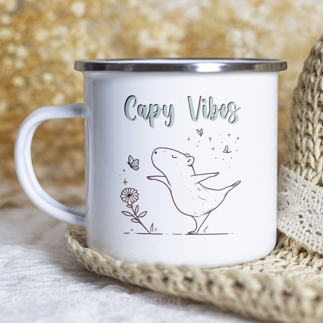Capybara Mug Cute Capybara Capybara Gift Capy Vibes Animal Mug Capybara ...