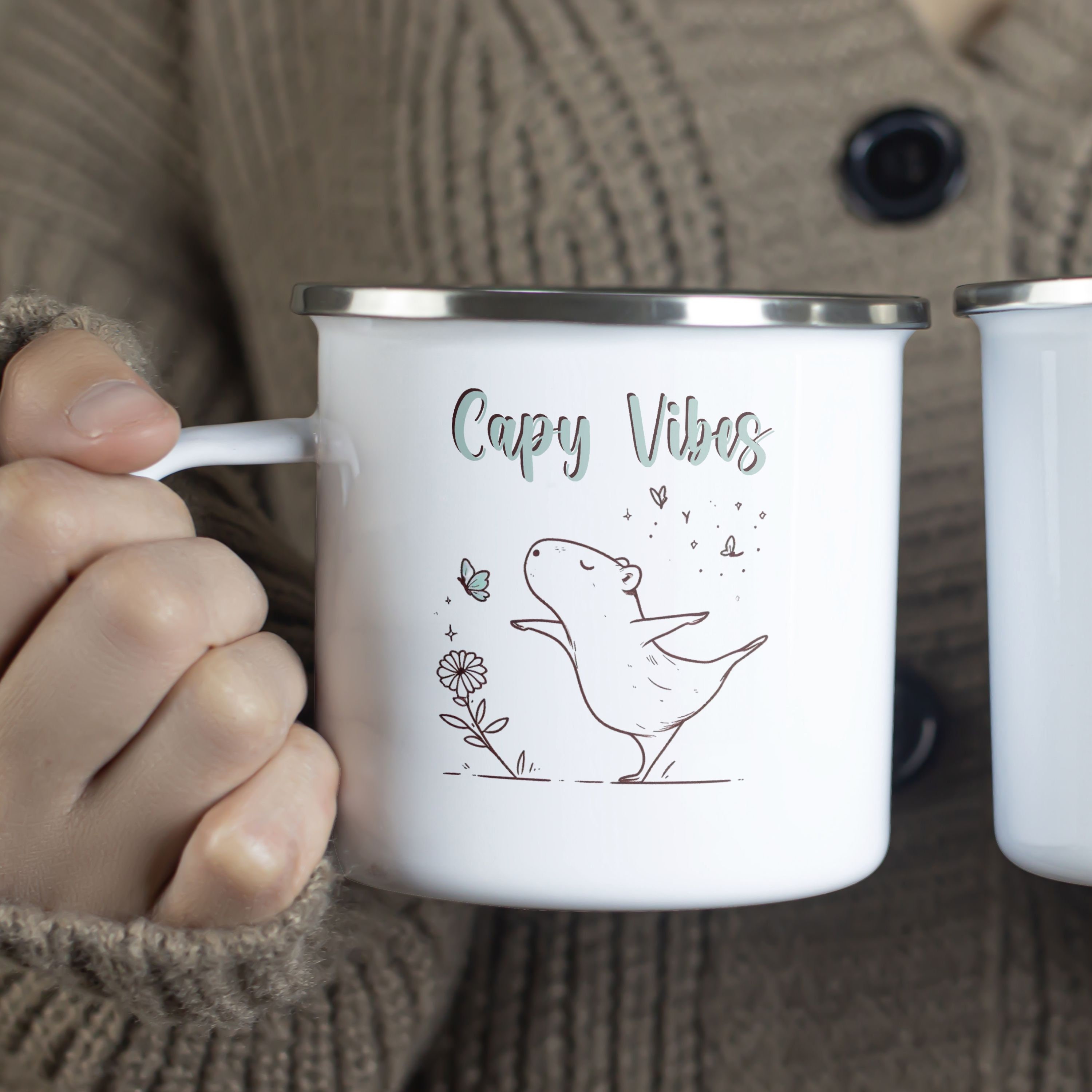 Capybara Mug Cute Capybara Capybara Gift Capy Vibes Animal Mug Capybara ...