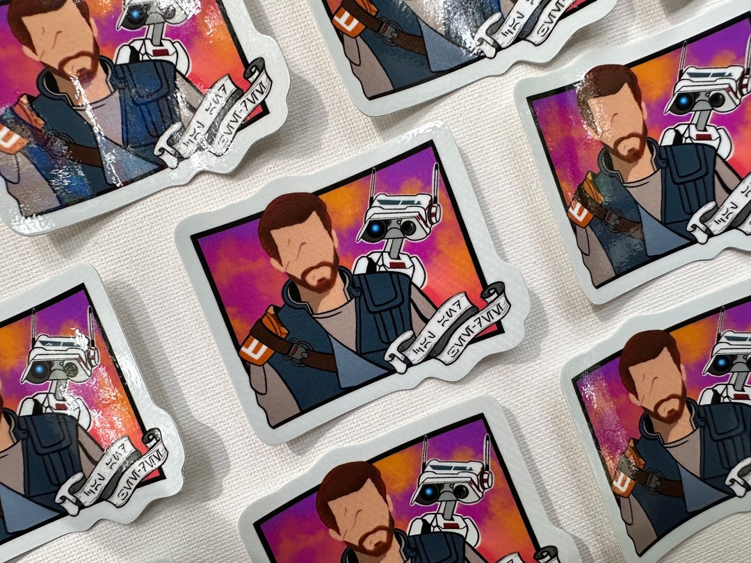 Cal Kestis and BD-1 Sticker - Etsy