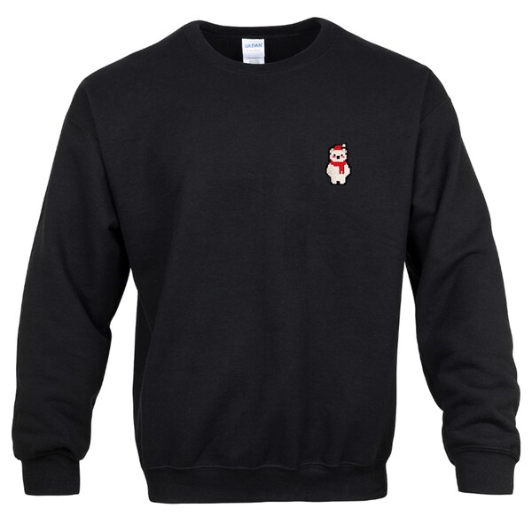 Bear Pixel Sweater - Etsy