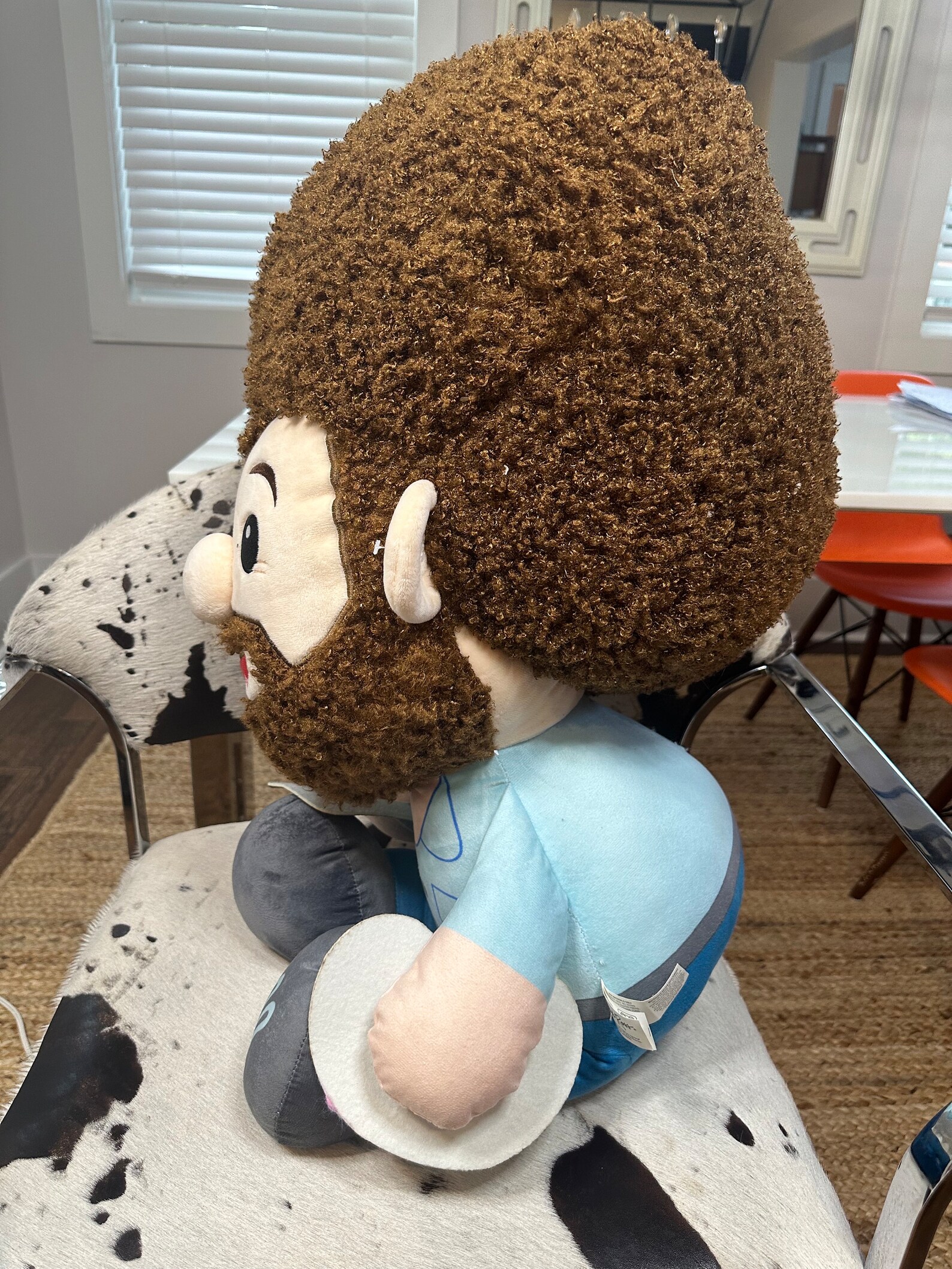 Fiesta Bob Ross Doll Big Head CHILL L 26 Stuffed Animal Plush Painter ...