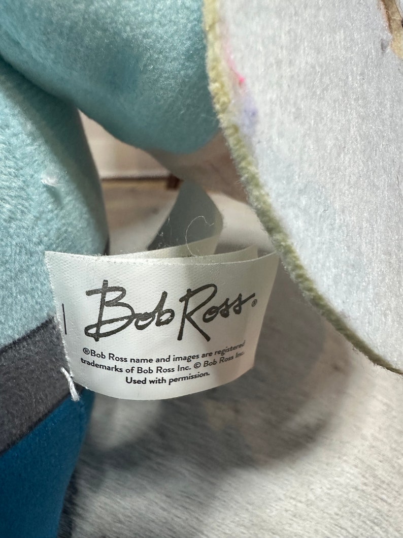 Fiesta Bob Ross Doll Big Head CHILL L 26 Stuffed Animal Plush Painter ...