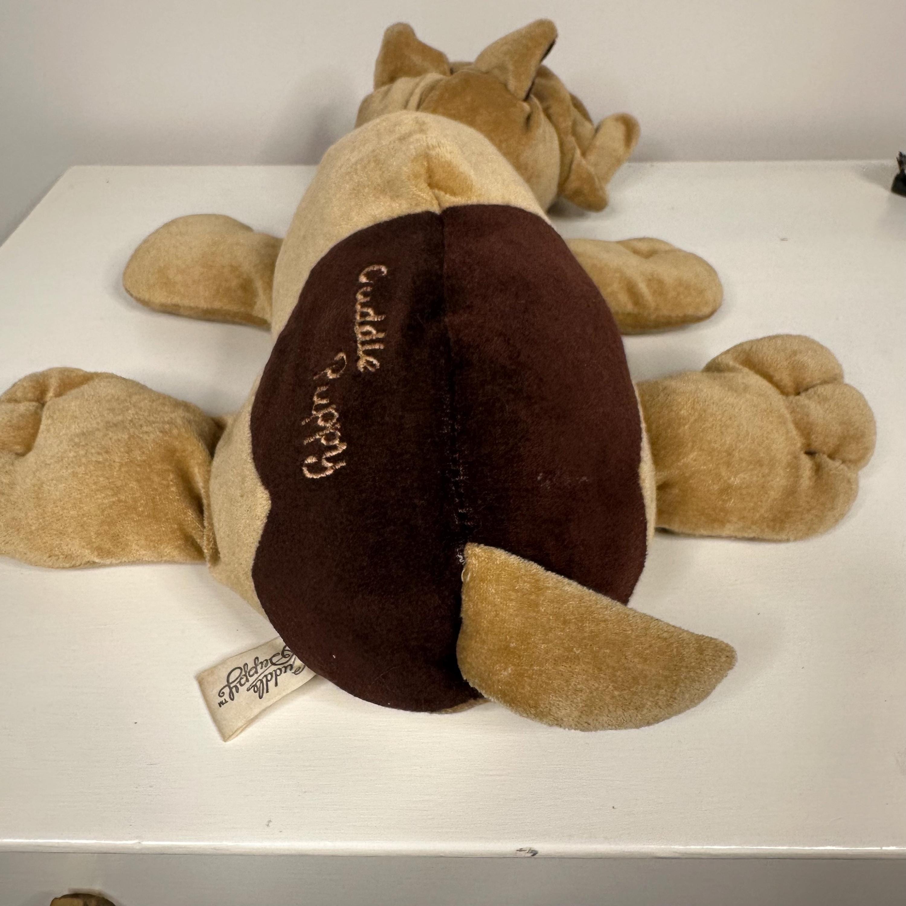 Rare HTF Retired Vintage Cuddle Puppy Brown Dog 21” Stuffed Animal ...