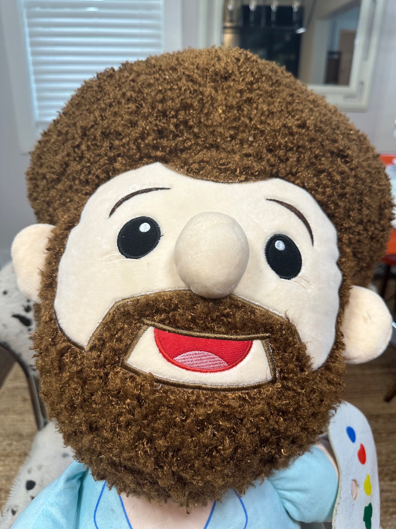Fiesta Bob Ross Doll Big Head CHILL L 26 Stuffed Animal Plush Painter ...