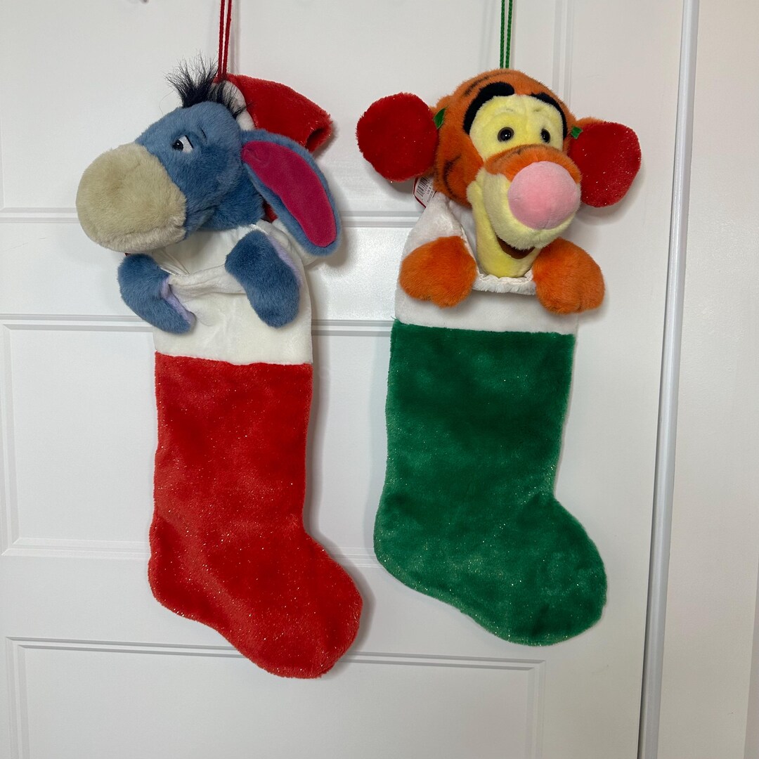 An Enchanted Christmas Disney Stockings Eeyore / Tigger Holiday Decor ...