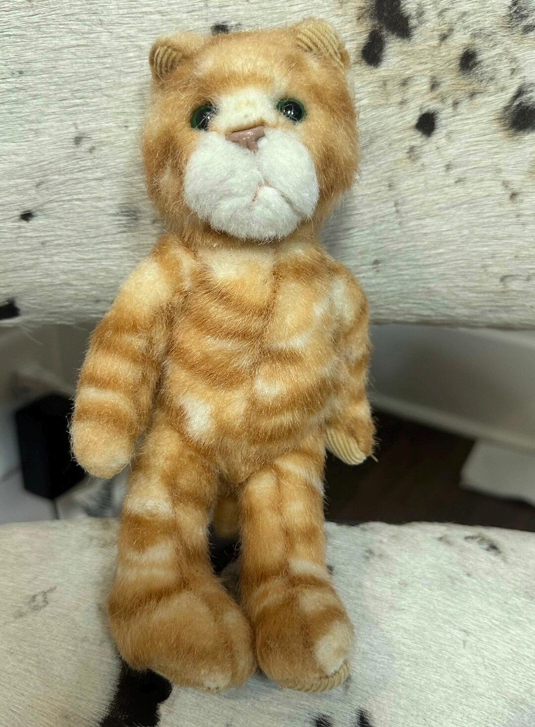 Russ Tabatha Orange Tiger Striped Tabby Cat Kitten Plush Toy Stuffed ...