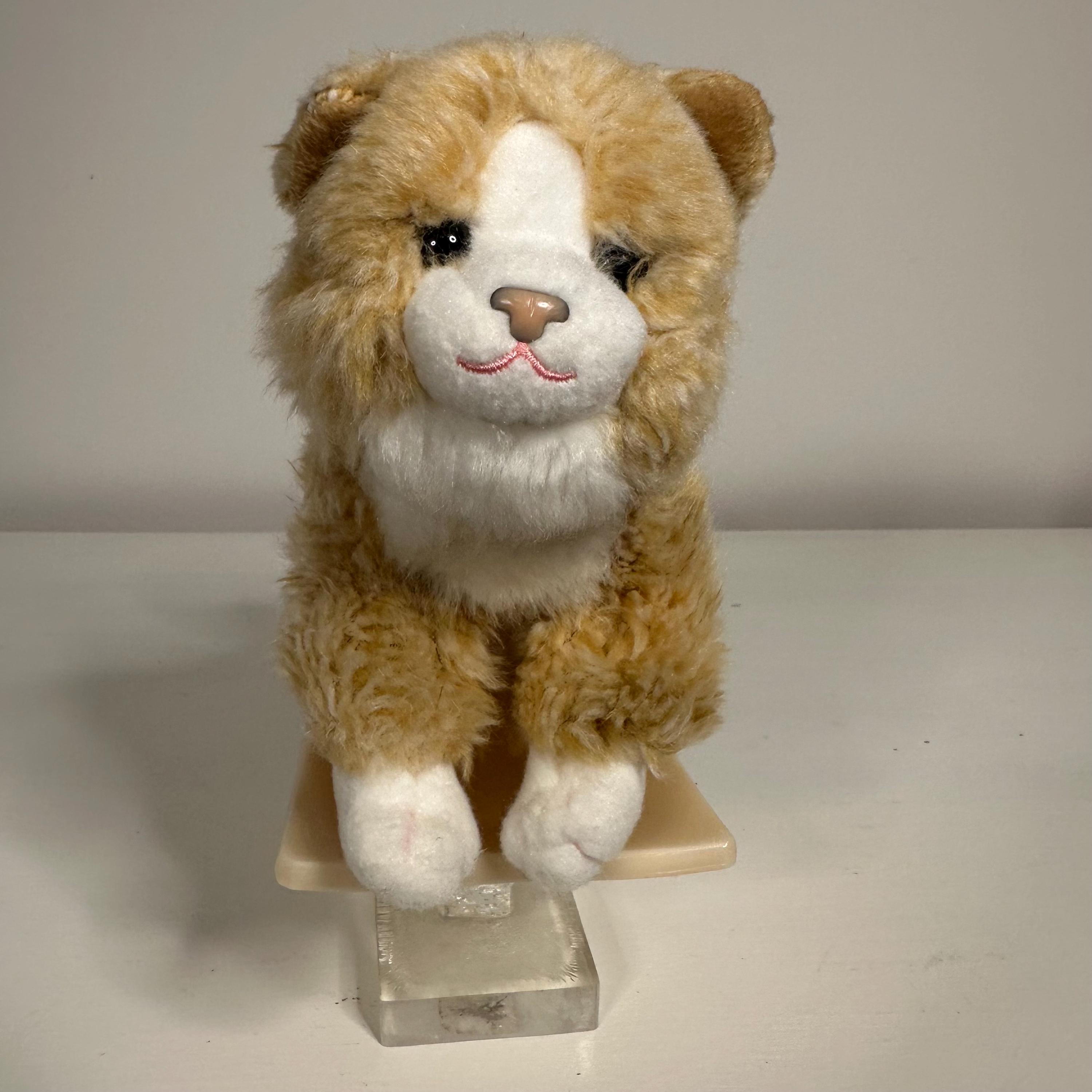 TEDDY- HERMANN Stuffed Animal Tabby Cat Kitten Realistic Plush Germany ...