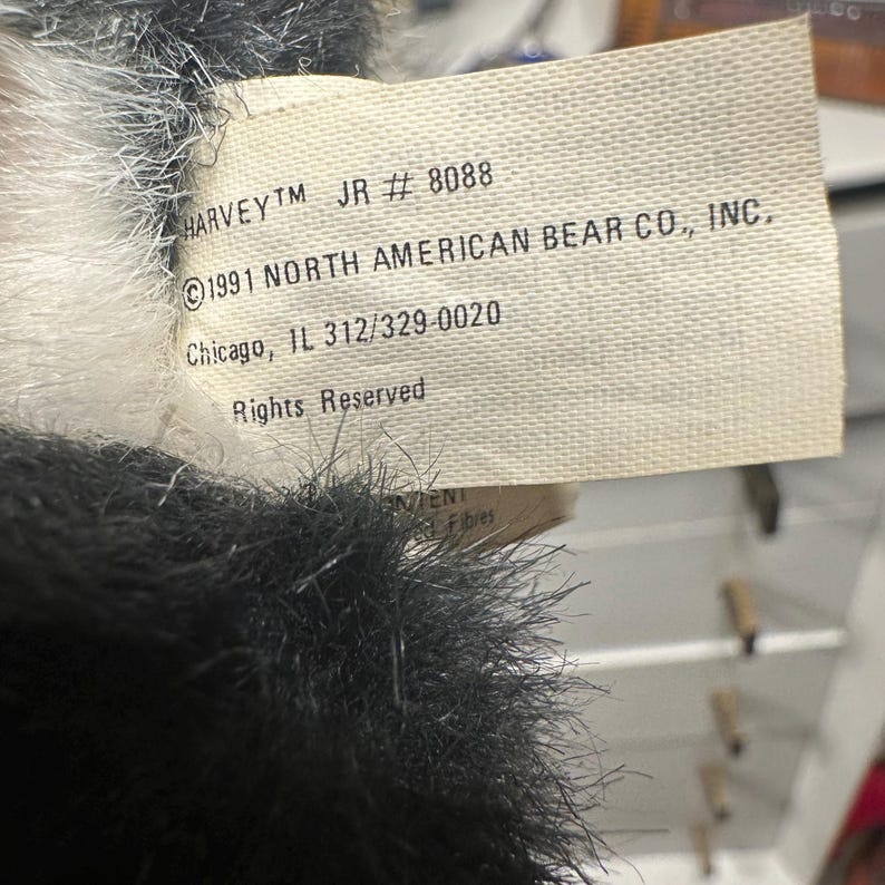 1991 HARVEY Spotted Easter Bunny Rabbit, North American Bear Co, Cow ...