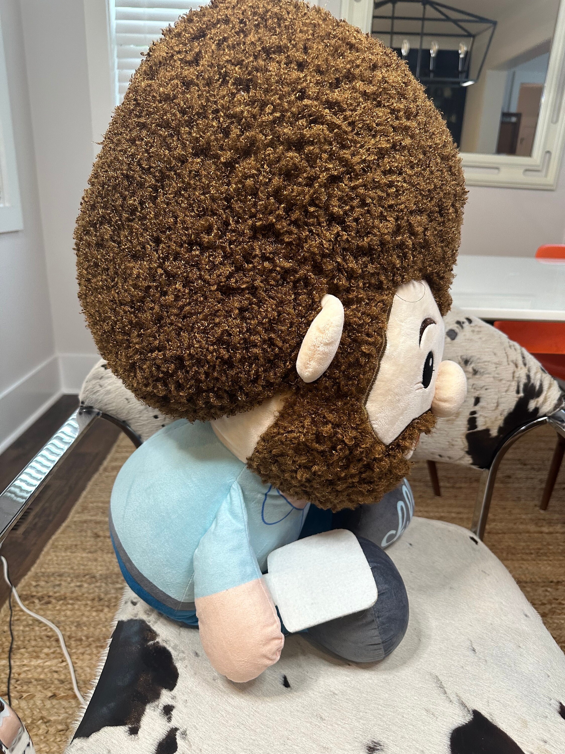 Fiesta Bob Ross Doll Big Head CHILL L 26 Stuffed Animal Plush Painter ...