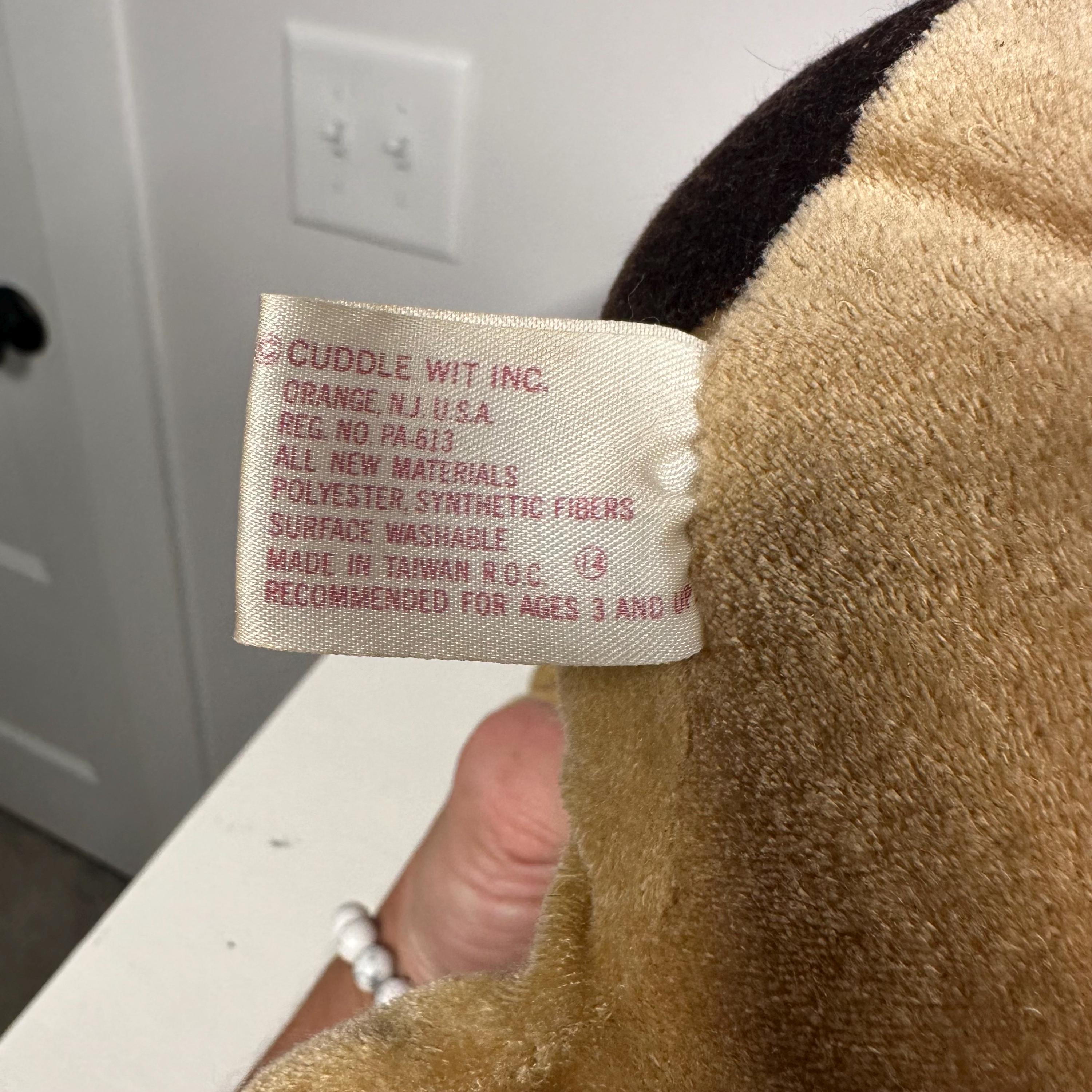 Rare HTF Retired Vintage Cuddle Puppy Brown Dog 21” Stuffed Animal ...