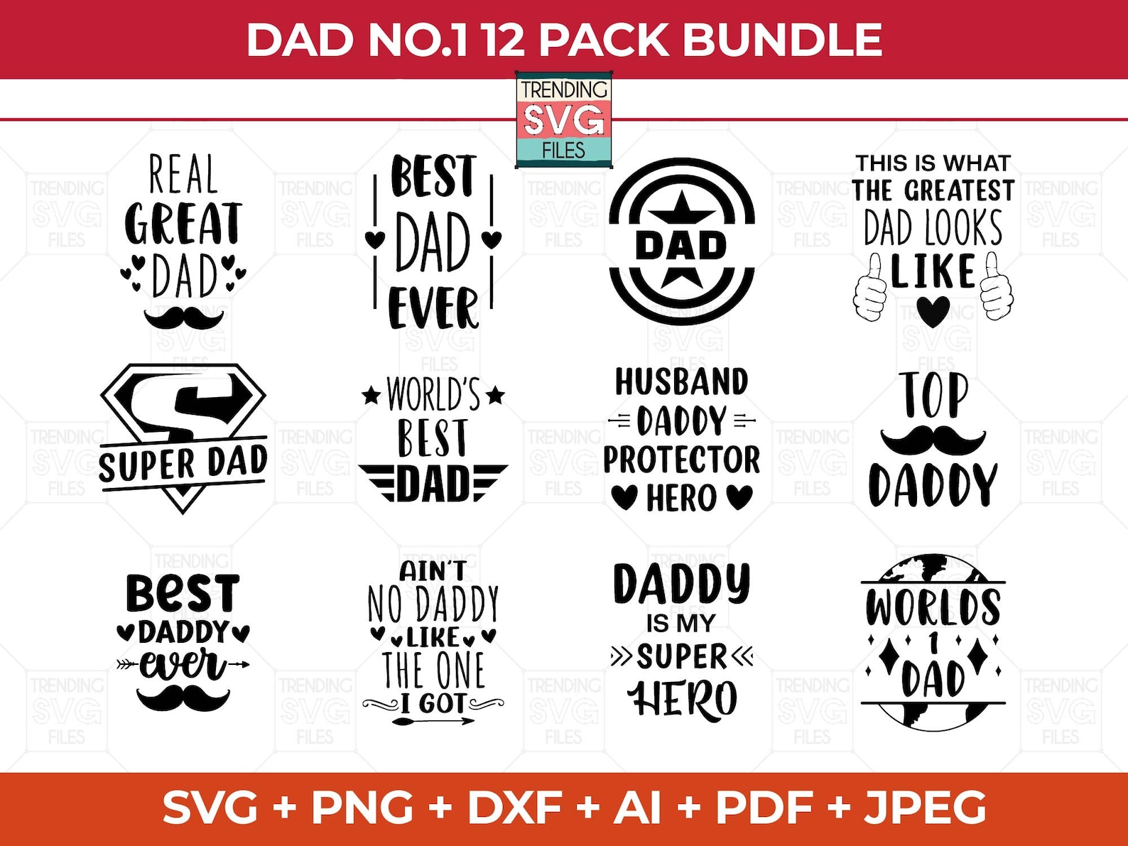 Dad Quotes Svg, Commercial Use Father's Day Svg Bundle, Dad Shirt ...