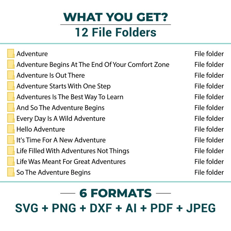 Camping Svg Bundle for Cricut, Adventure Quotes Png, Commercial Use ...