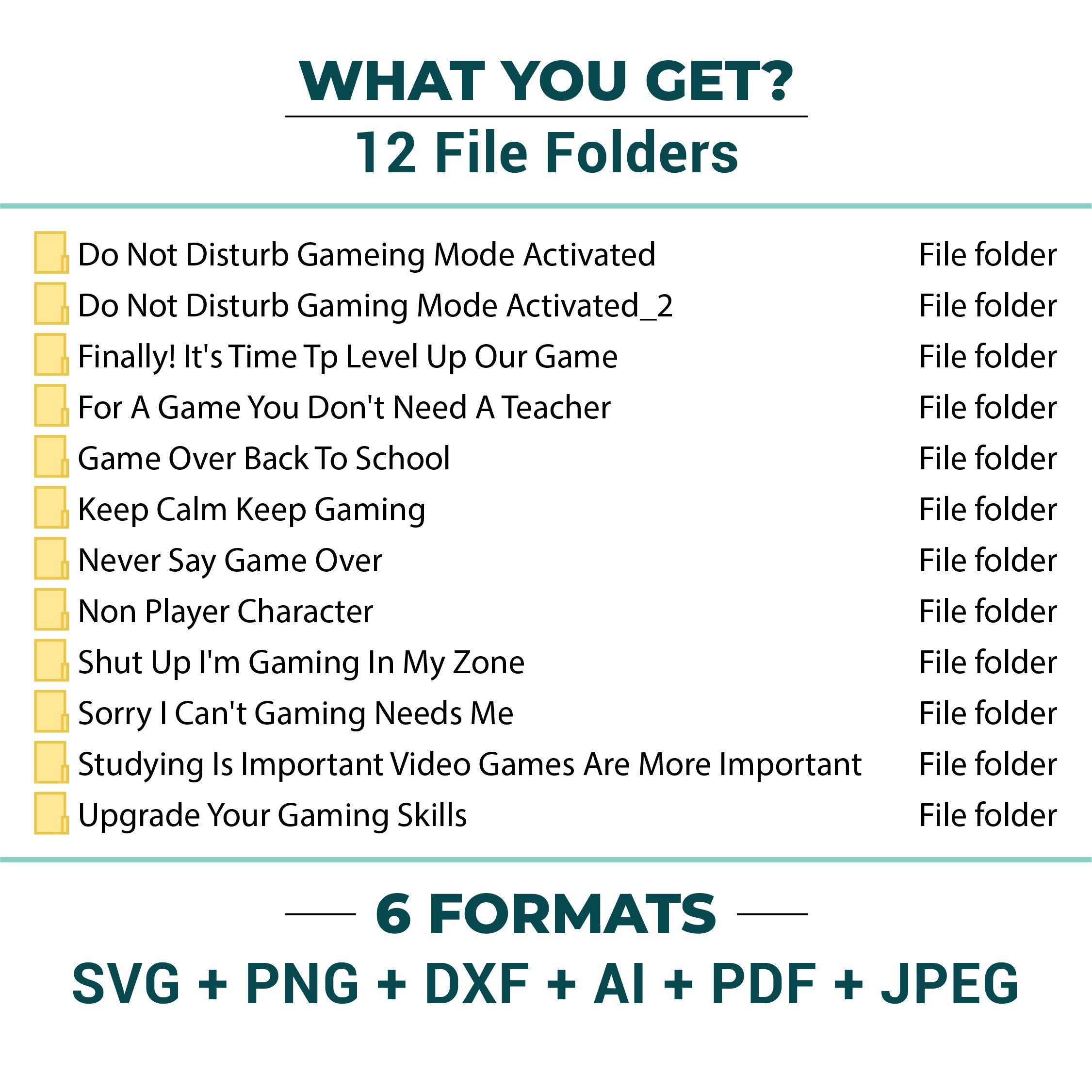 Gamer Svg for Cricut, Game Controller Png Bundle, Commercial Use Video ...