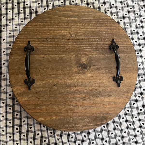 Rustic Lazy Susan - Etsy