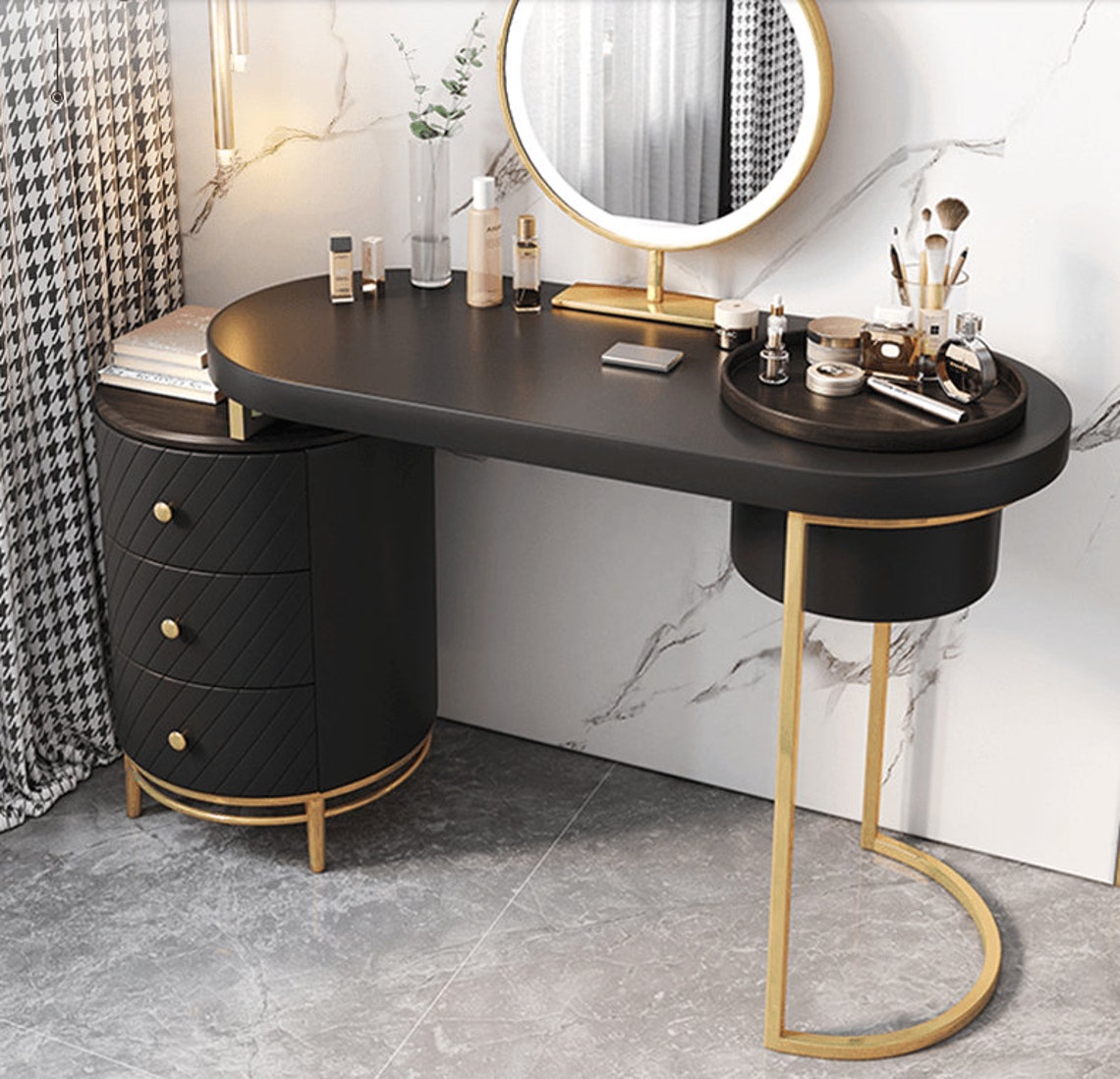 Modern Dressing Table (stool Included) - Etsy UK