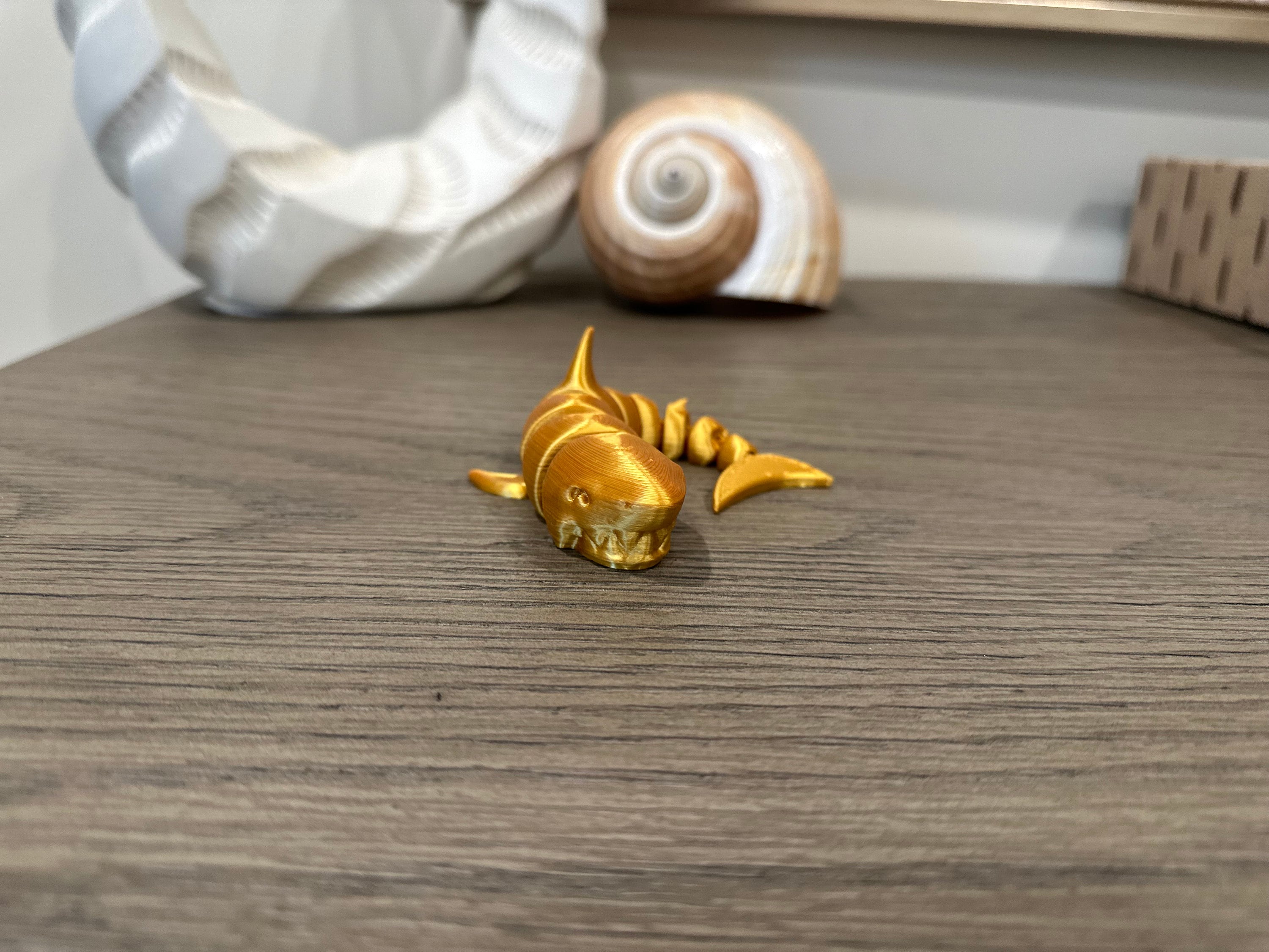 3d Printed Flexible Shark Fidget Toy. - Etsy