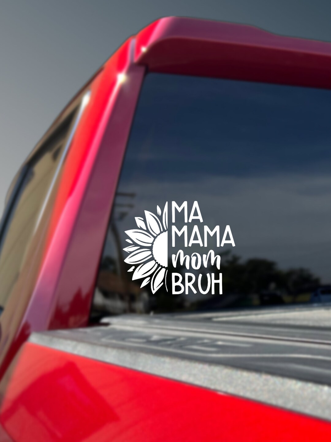 Mom Decal - Ma Mama Mom Bruh - Holographic - Sparkle - Kids - Funny ...