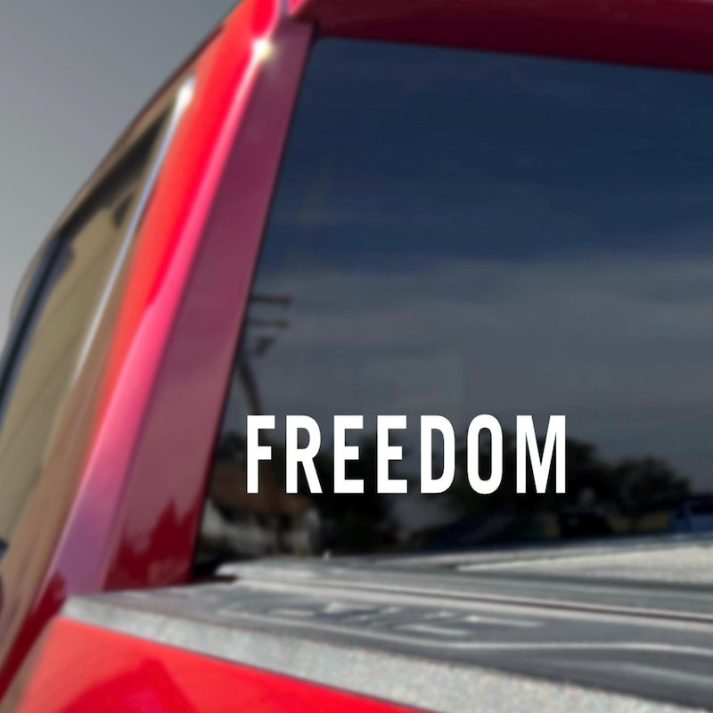 Charlie Kirk Car Decal - Etsy