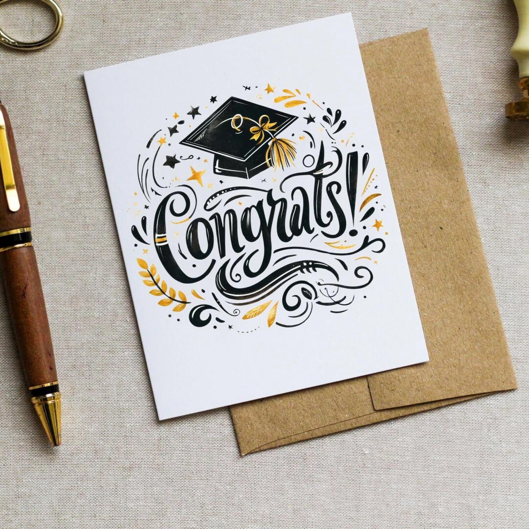 Graduation Card - Congrats - Senior - High School - College ...