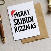Funny Merry Christmas Card Printable, 5x7 Inch Card, Digital Download ...