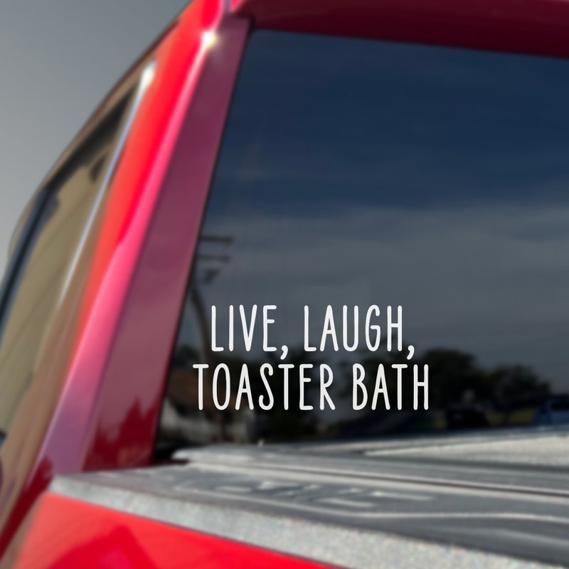 Live Laugh Toaster Bath - Etsy