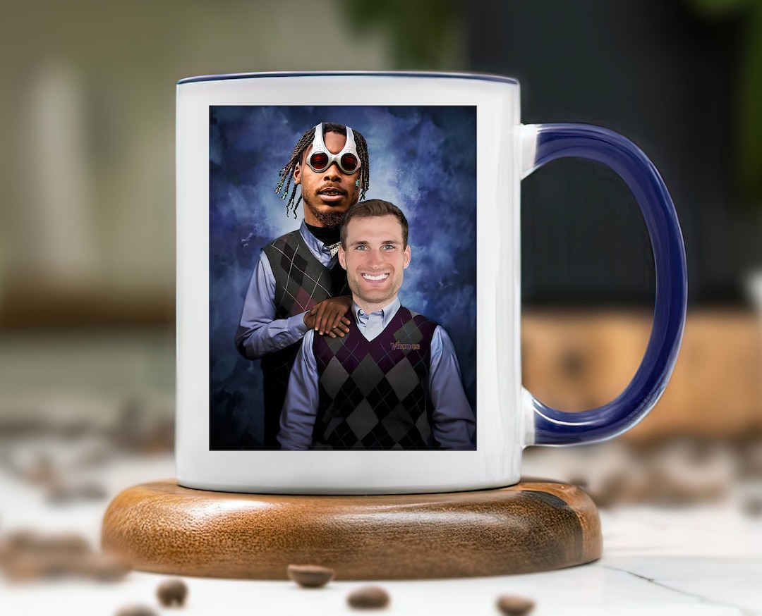 Kirk Cousins Justin Jefferson Step Brothers Mug Minnesota Vikings Merch ...